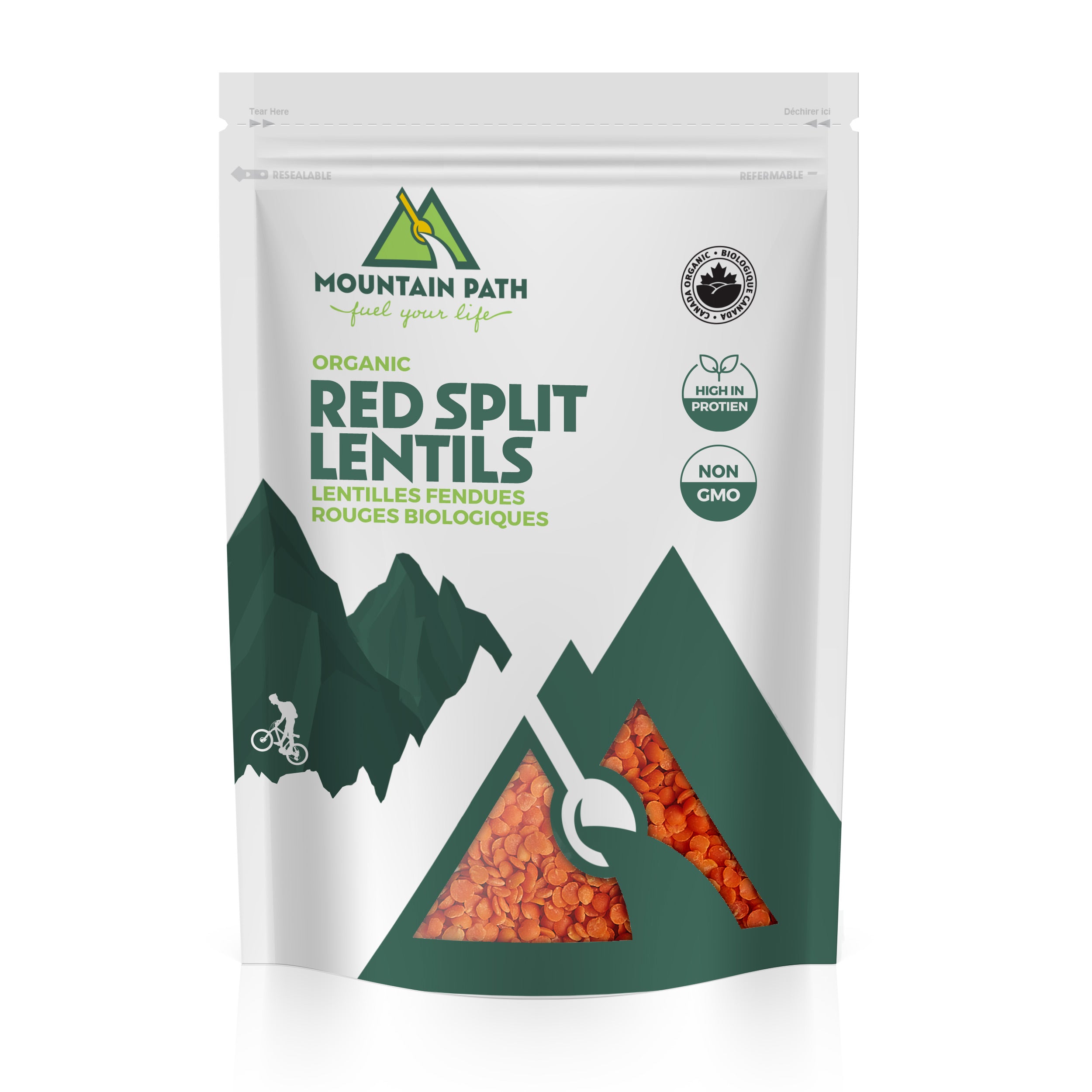 Organic Red Split Lentils – Mountain Path Organic & Natural Foods.