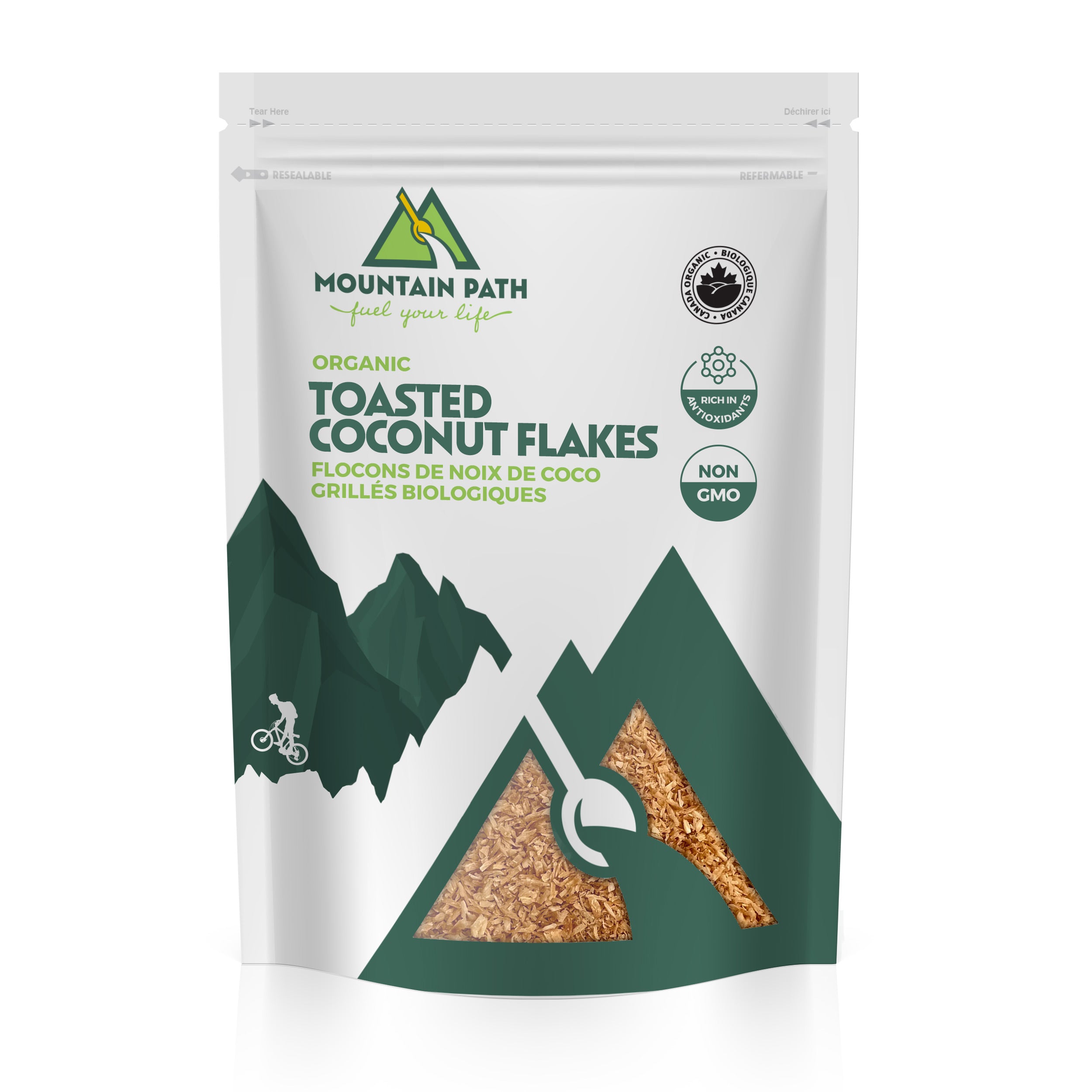 Orgnanic Coconut Flakes Toasted - Unsweetened – Mountain Path Organic ...